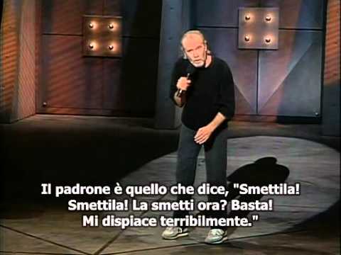 George Carlin - Doin' It Again - Cani e padroni di cani - YouTube