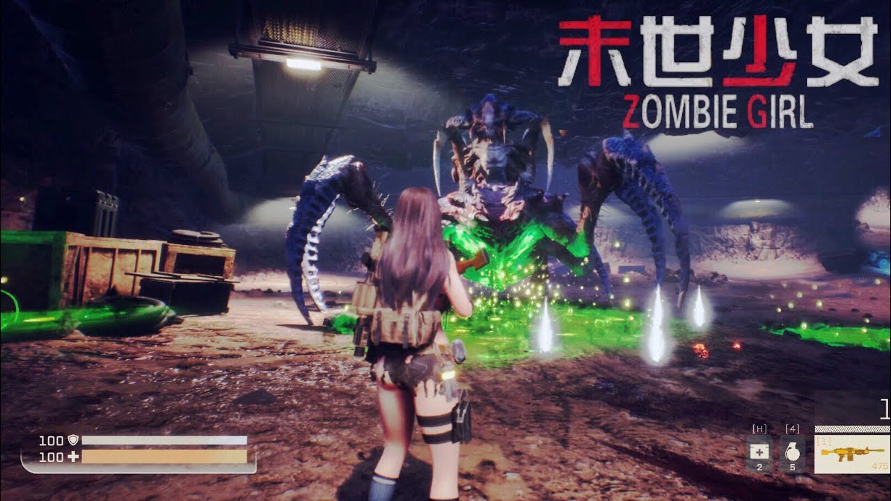 末世少女 Zombie Girl |Full Game | No Commentary | - YouTube