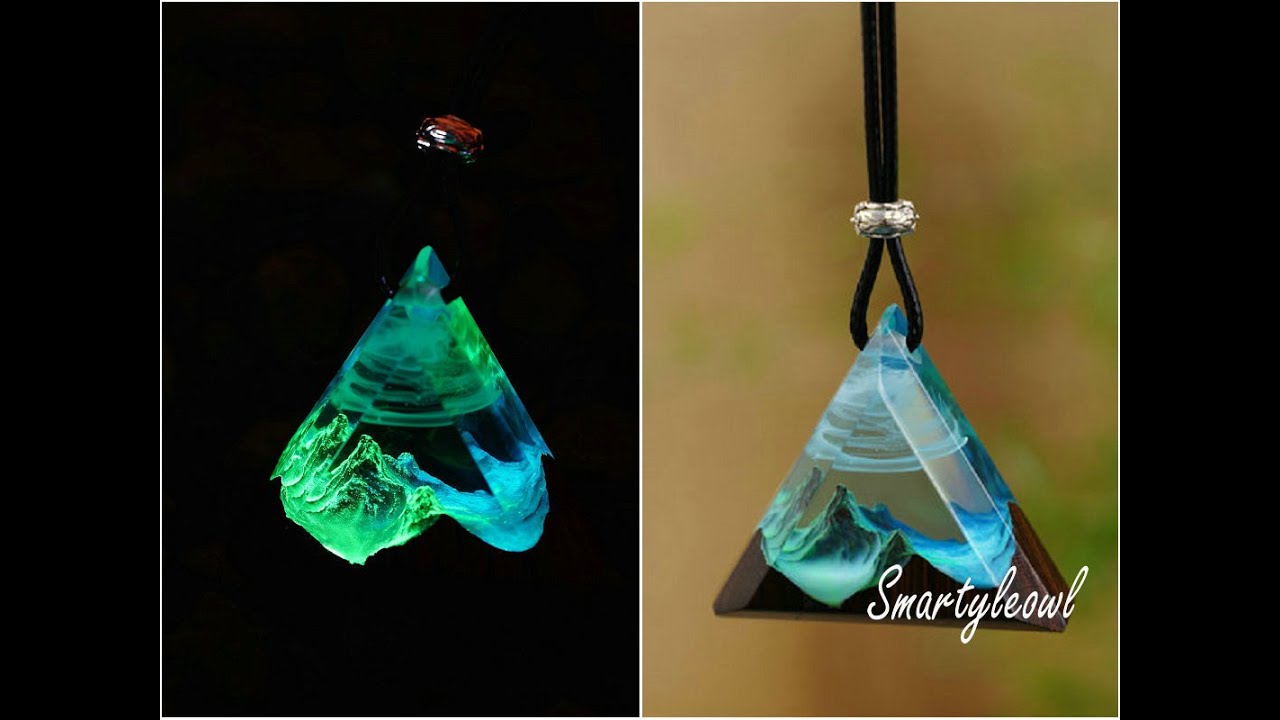 Triangle Resin Pendant | Resin art |DIY Ideas Realistic Paintings from ...