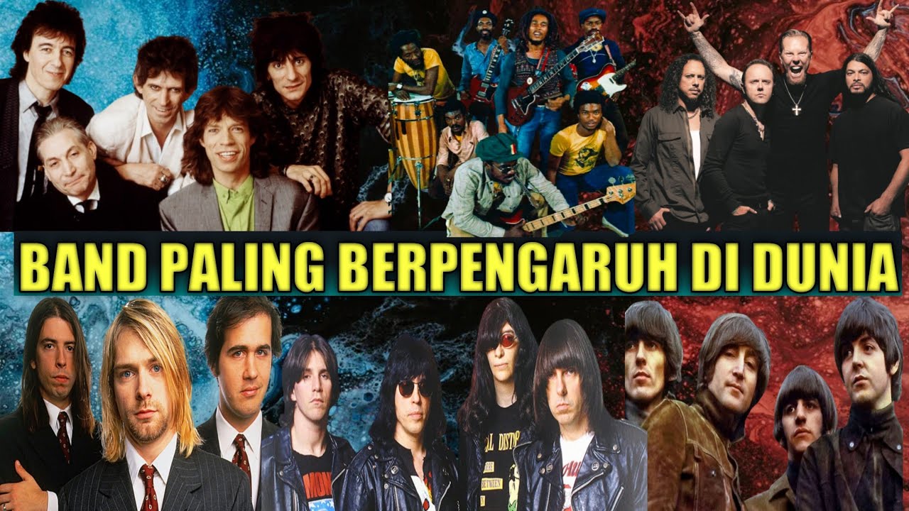 15 Grup Band Paling Berpengaruh di Dunia - YouTube