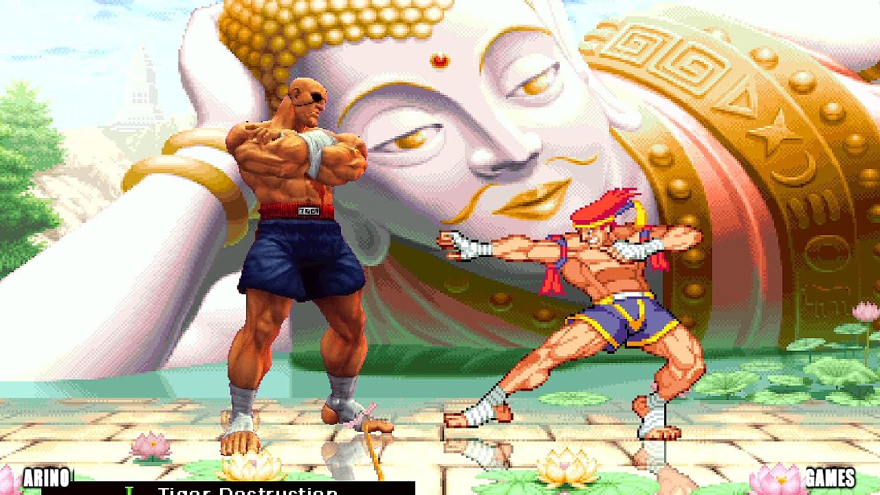 SAGAT 3D VS ADON 2D - YouTube
