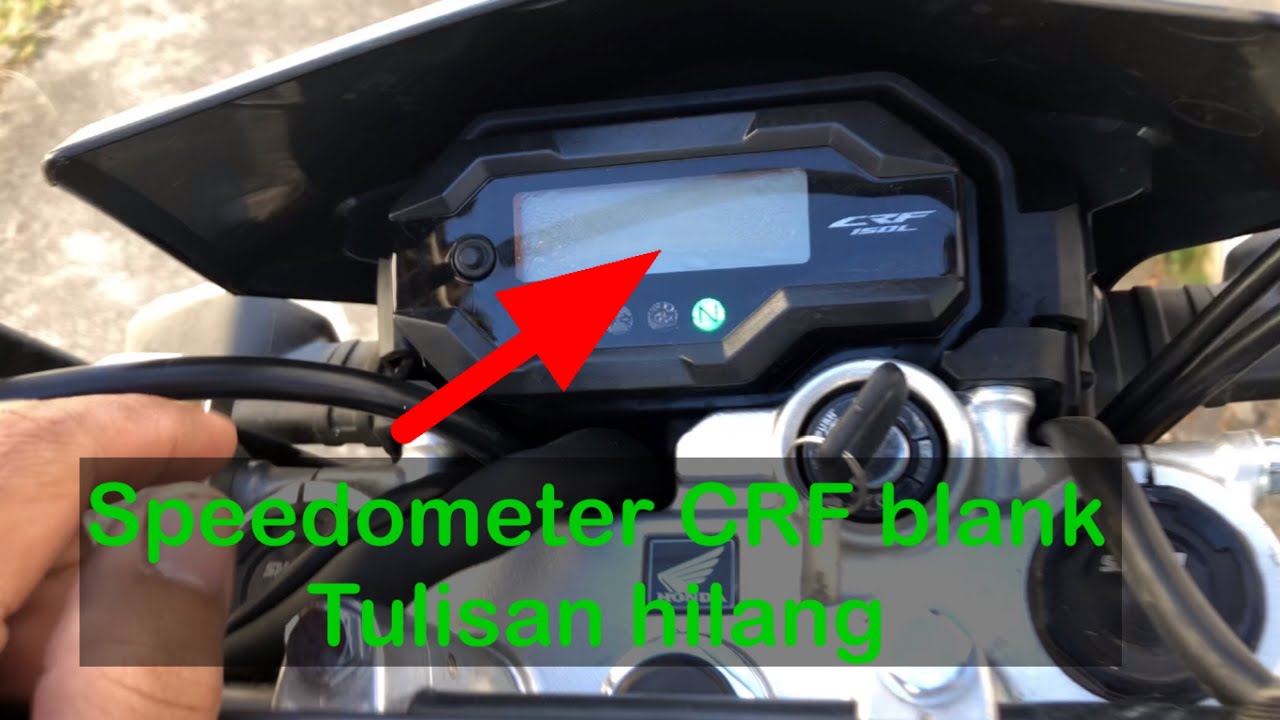 Speedometer digital crf blank / mati - YouTube