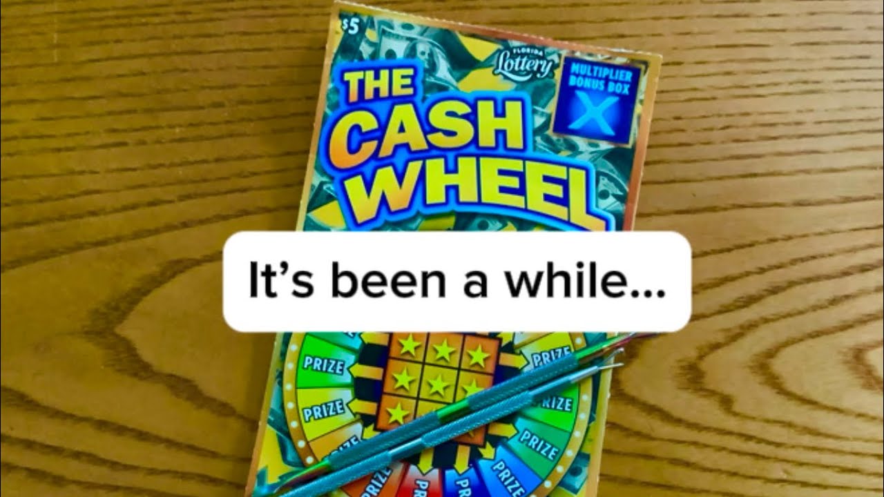 Florida Lottery five dollar cash wheel scratch off tickets looking to ...