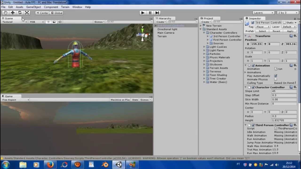 Tutorial #2 Unity 3d - Skybox e Jogador - Jr Games. - YouTube