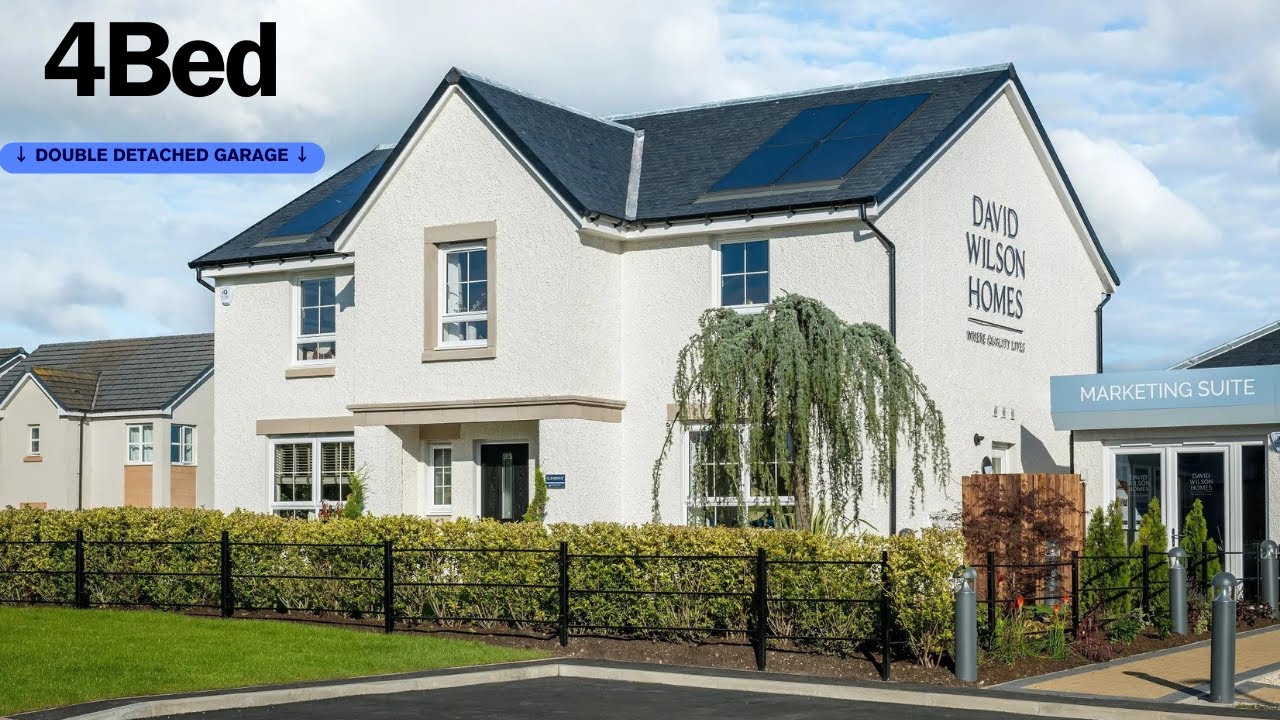 Touring a BEAUTIFUL😍 4 Bed Detached New Build Home UK By David Wilson ...