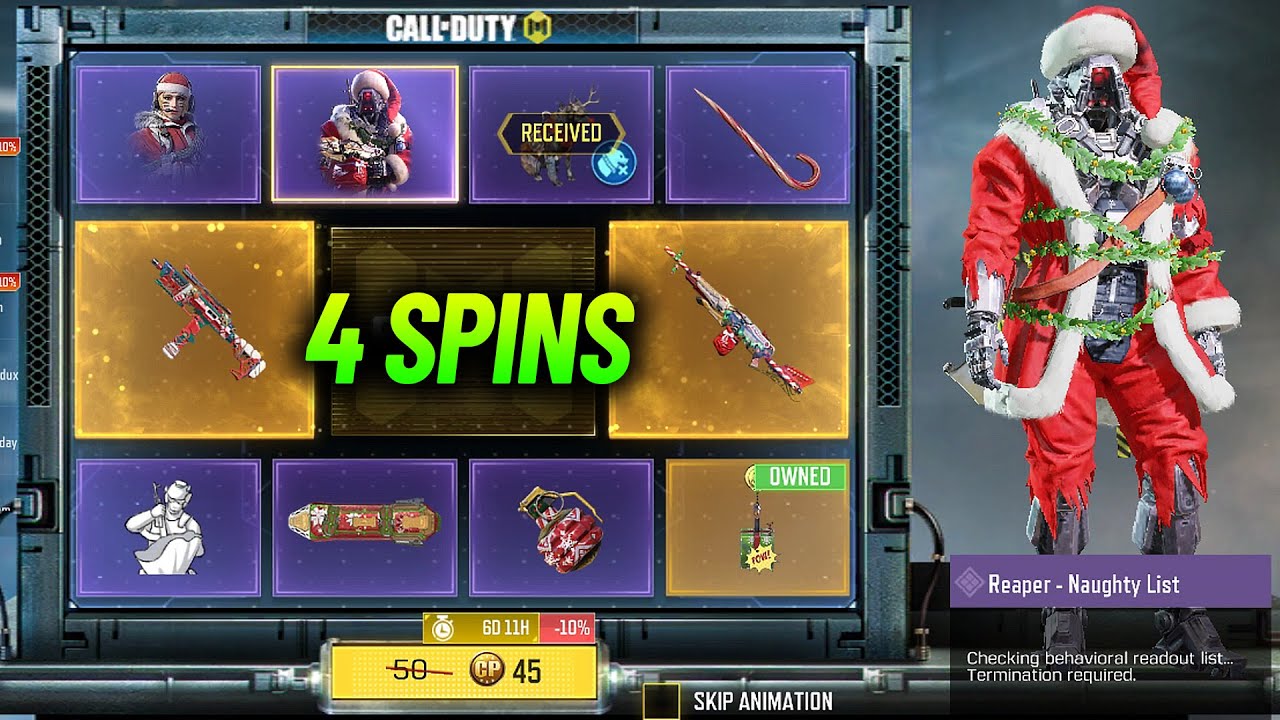 😍 I'm really Lucky Today on Holiday Duo Draw - 4 Spins CODM - YouTube