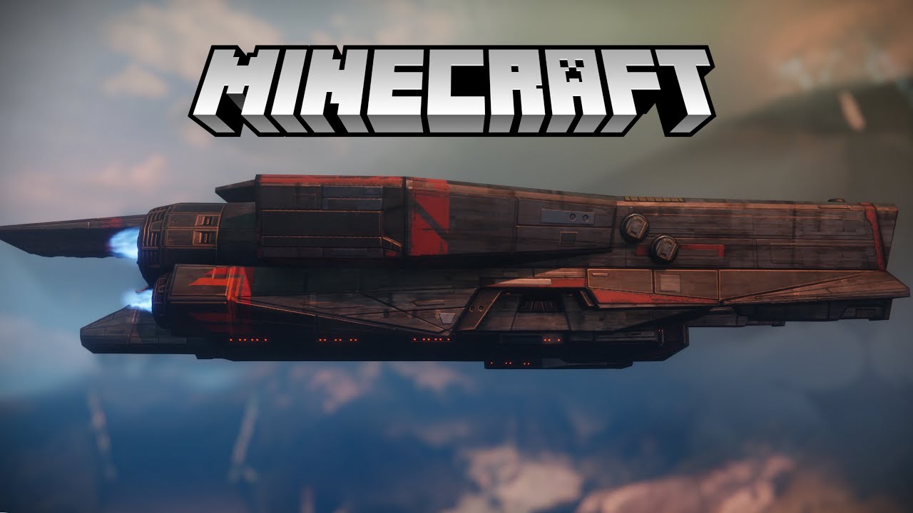 Minecraft tour: Destiny 2 Cabal ship - YouTube