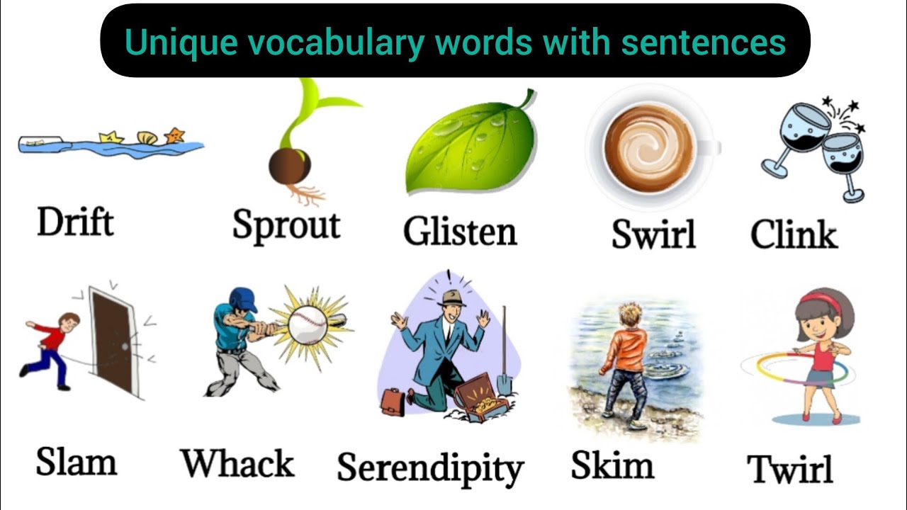 English Vocabulary | Common English Unique Words Vocabulary | Listen ...