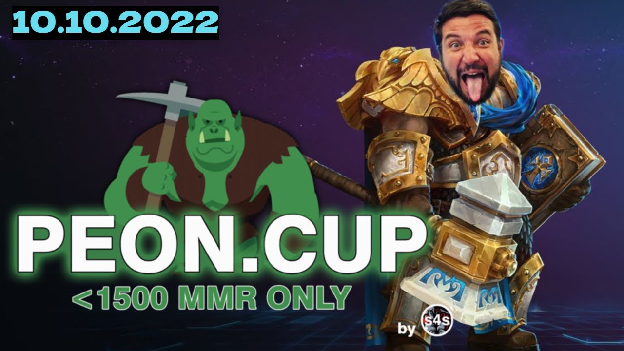 PEON CUP #8 WC3 до 1500 ММР - играем и смотрим с Хандредом - Warcraft 3 ...