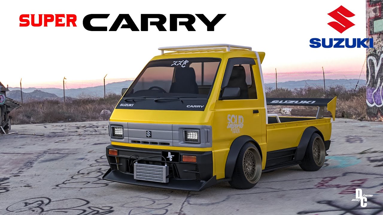 Modifikasi Suzuki Carry 1.0 Pickup | Digital Customs | Restomod - YouTube