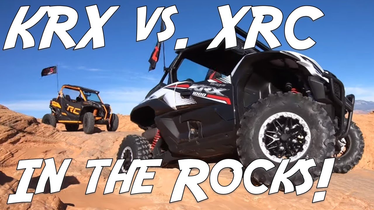 Maverick Sport XRC vs KRX 1000 Rock Crawling - YouTube