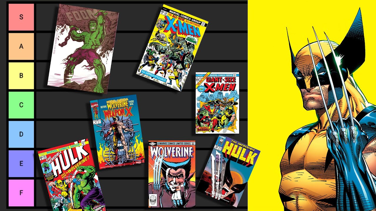Tier List Of The Top Wolverine Comic Books - YouTube