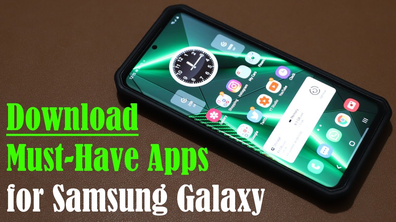 5 Must-Have Apps for your Samsung Galaxy (S20, Note 10, S10, etc) (FREE ...