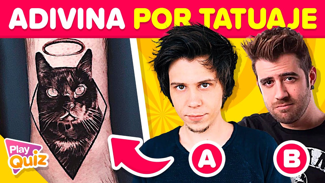 Adivina el Streamer Por su Tatuaje 👾🖊️🐉 | PlayQuiz Trivia - YouTube