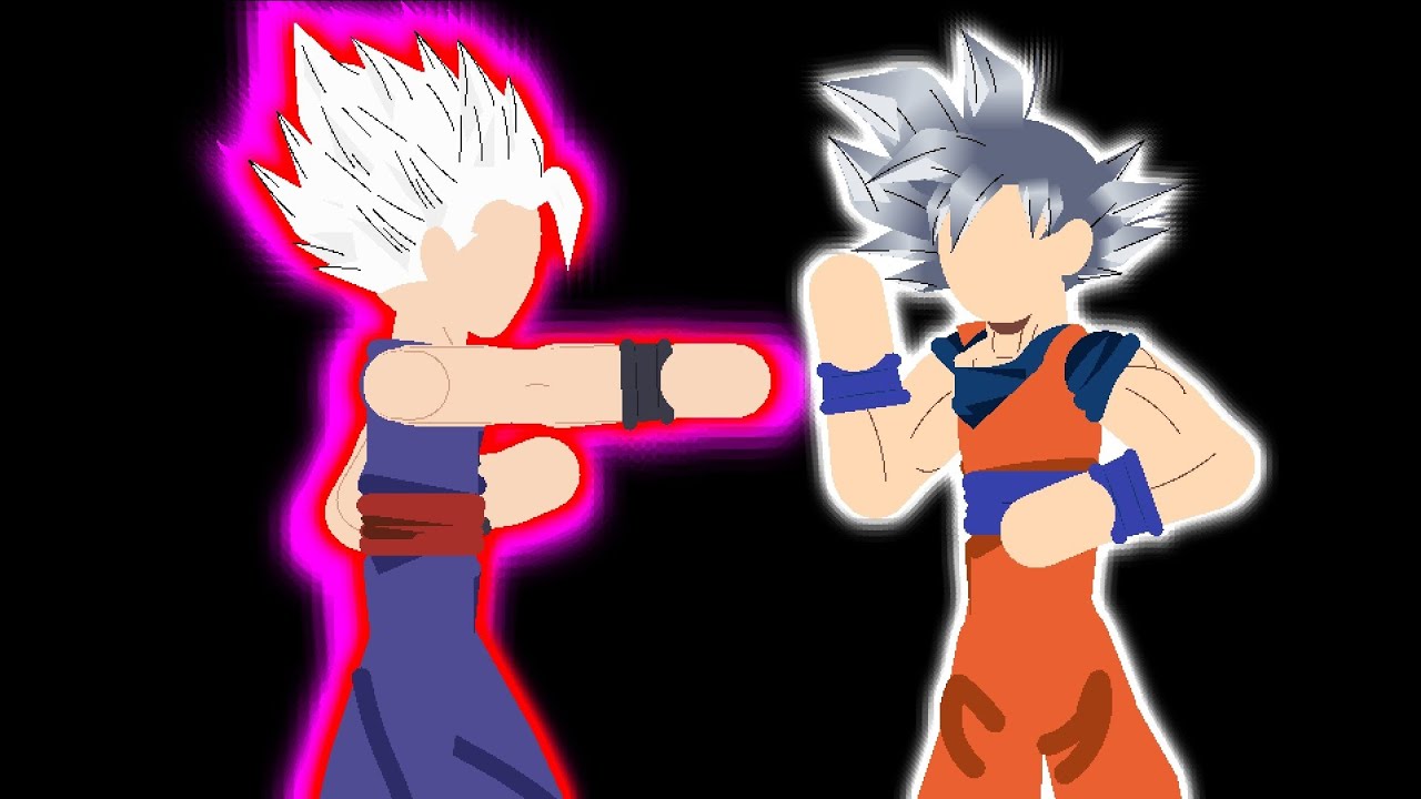Mui Goku VS Beast/Final Gohan:teaser trailer Stick Nodes Pro or failed ...