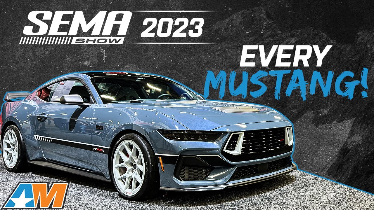 Every New 2024 Mustang We Could Find at SEMA 2023! | V8 or Electric ...