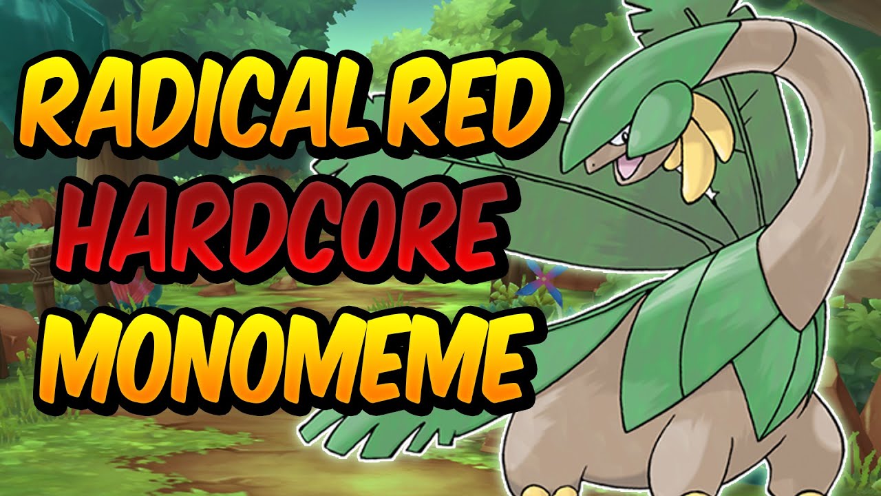 RADICAL RED HARDCORE mas só vale Pokémon FRACO #3 - YouTube