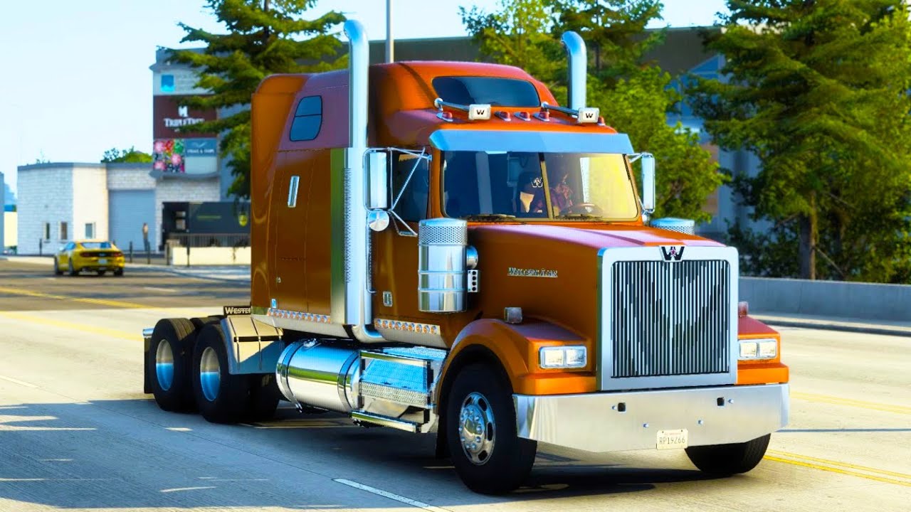 American Truck Simulator Western Star 4900 ATS - YouTube