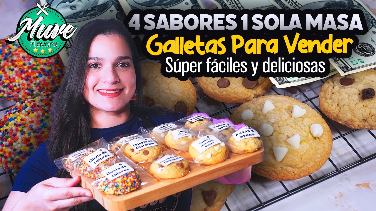 LA MEJOR RECETA DE GALLETAS PARA VENDER 🍪💰 SÚPER FÁCILES, DELICIOSAS ...