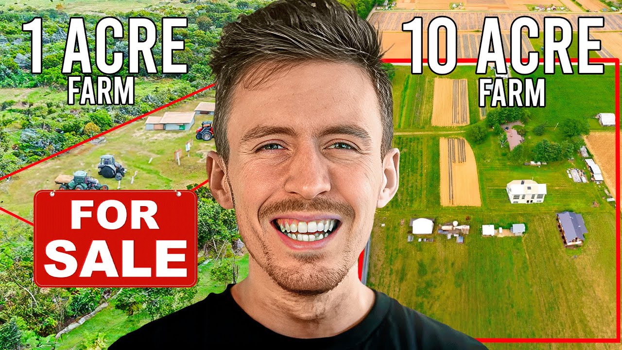 I Bought a 10 Acre Farm! (Sold The 1 Acre Farm) - YouTube