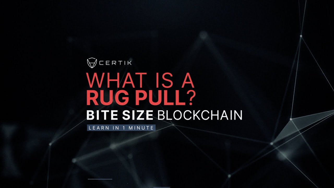 Learn about Crypto | What is a Rug Pull? | Bite Size Blockchain - YouTube