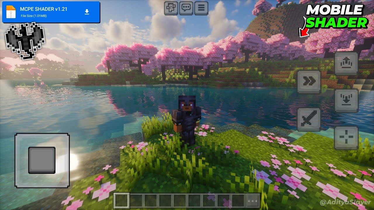 Glow Shaders Minecraft PE 1.21.62 / 1.21 🔥 | Shader MCPE 1.21 - Working ...