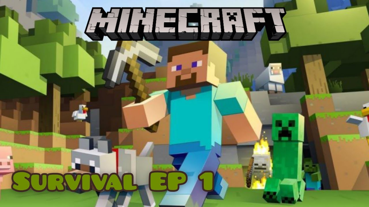 Minecraft survival EP 1 😃 :La Suerte Aldeana - YouTube