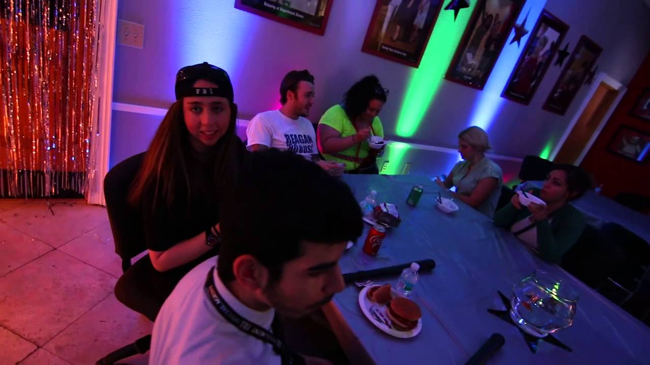 80s Prom Cookout 012315 Employees eating Q3 - YouTube