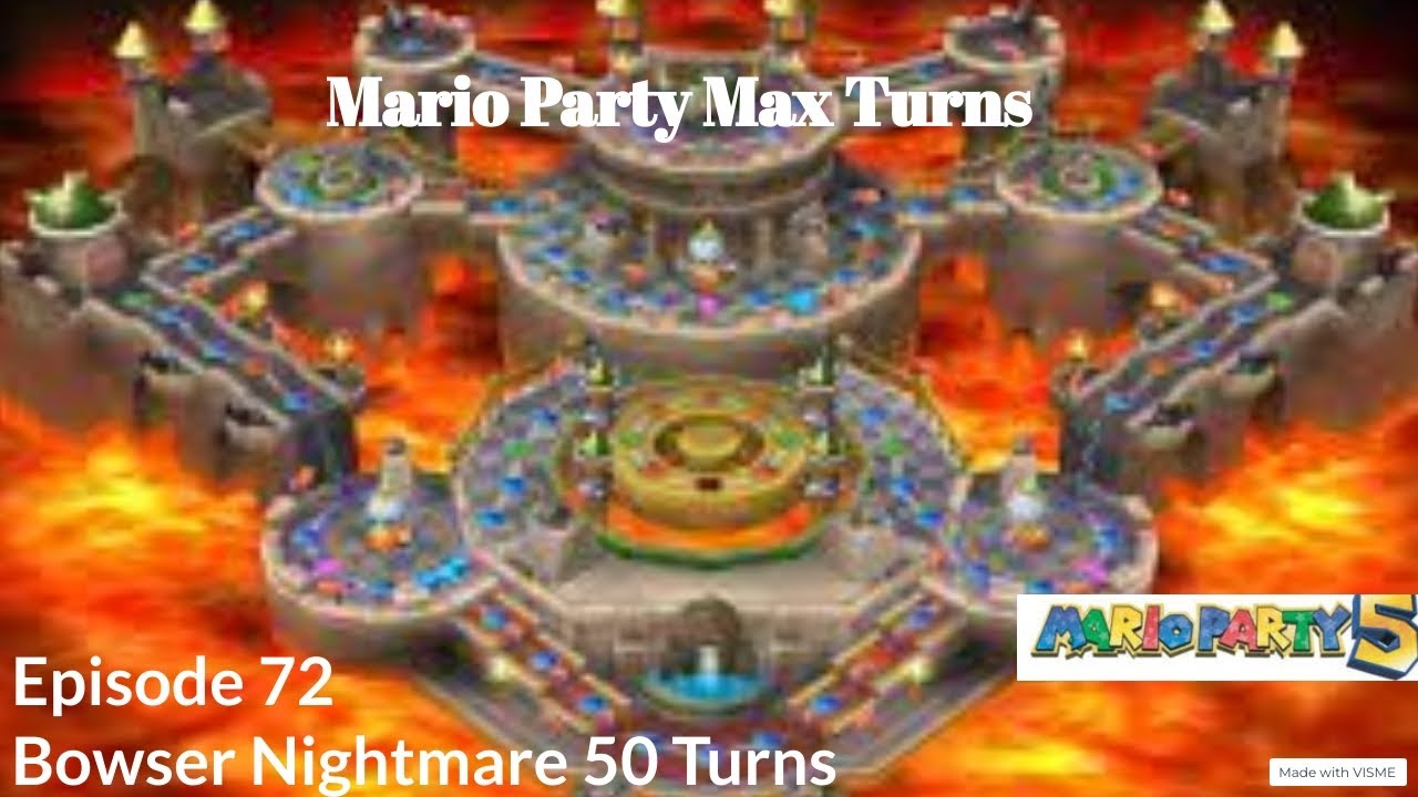 Mario Party 5 Livestream Part 7:Bowser Nightmare 50 Turns: Pop Blind ...