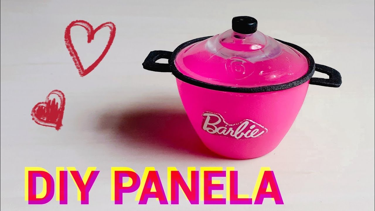 Como fazer panela para Barbie | Diy miniatura | Miniature dollhouse ...