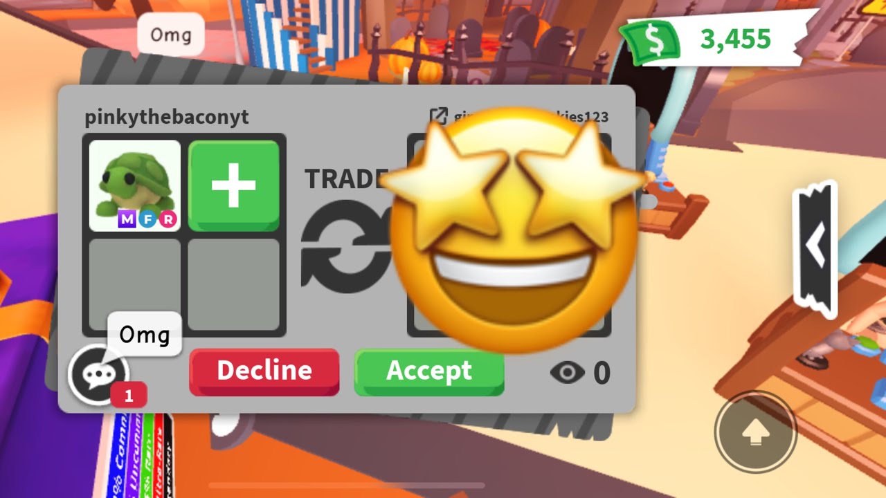 Trading mega neon turtle in roblox adopt me - YouTube