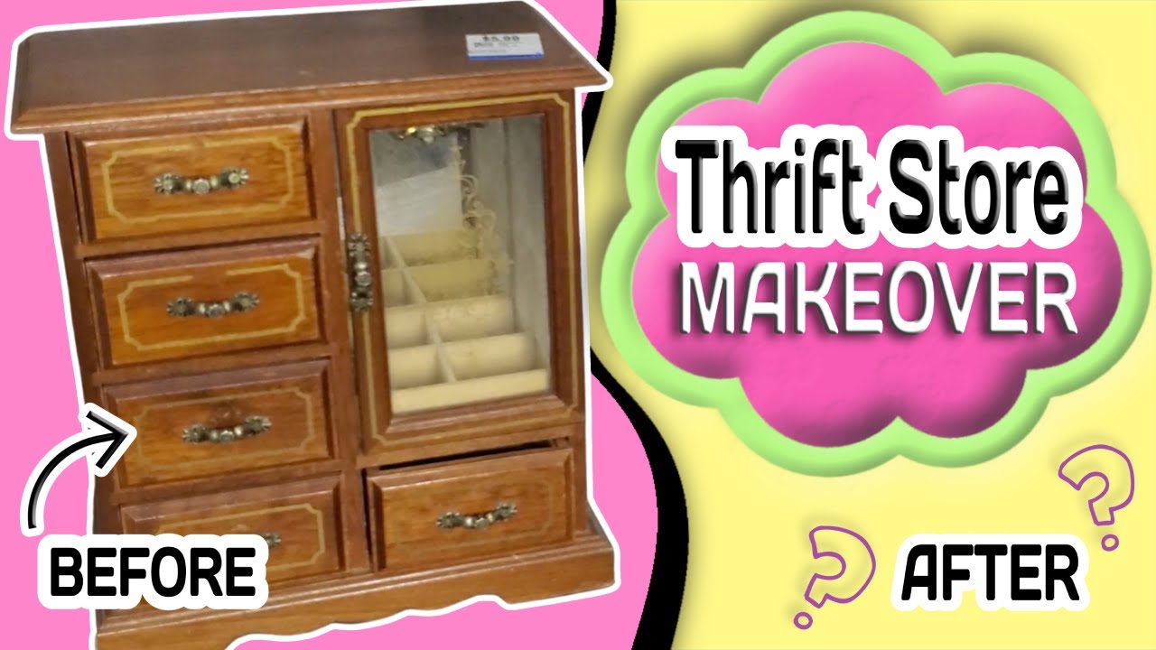 Thrift Store Makeover #9 - YouTube