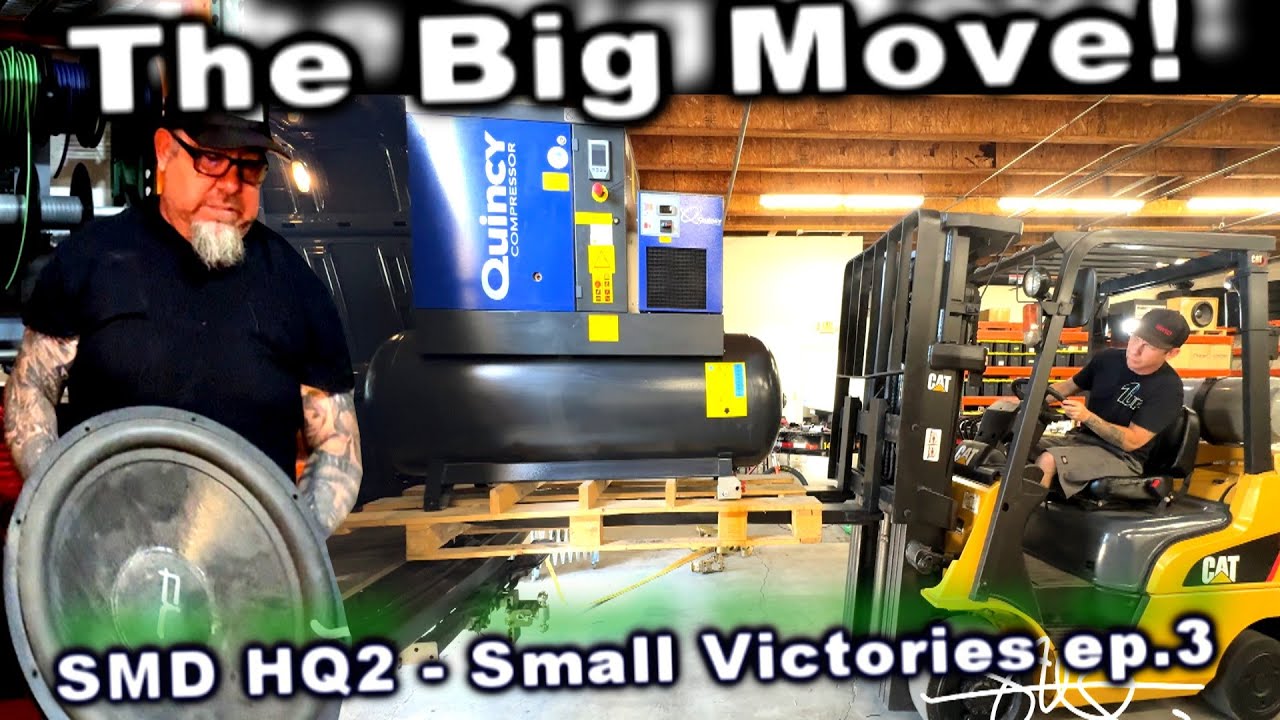 The big move to my new shop! 34 days straight with no days off. Small ...