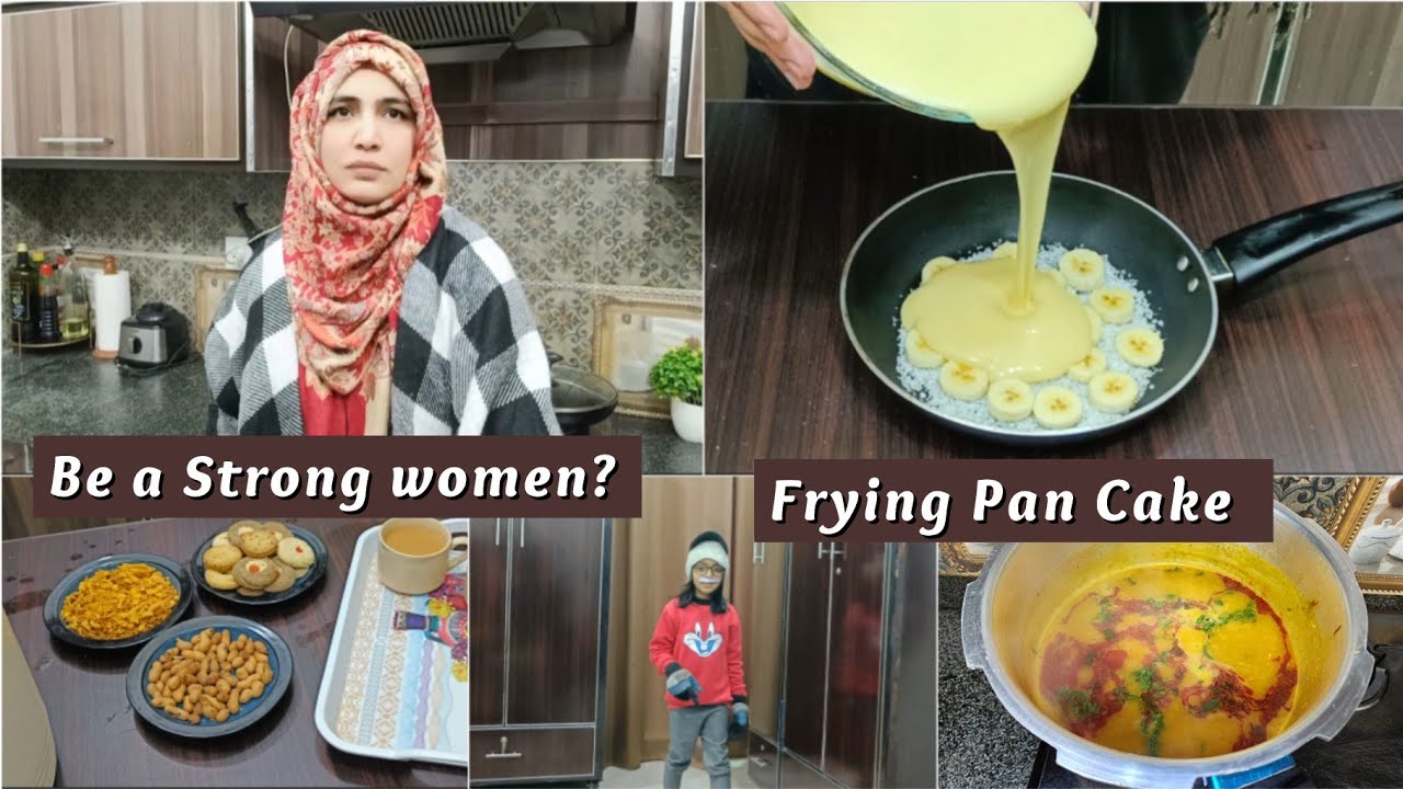How I manage my House and YouTube? Trying Frying Pan Cake | Financial ...