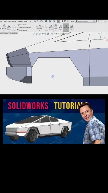 cybertruck #solidworks - YouTube