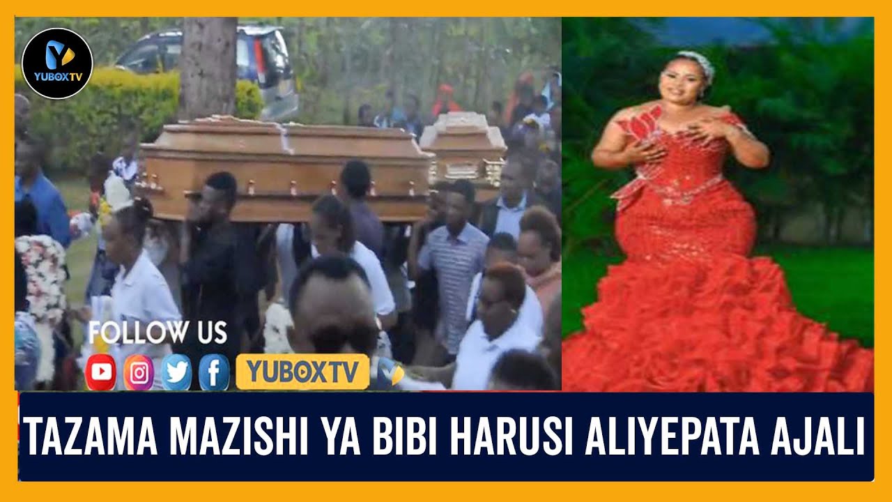 INAUMA, TAZAMA MAZISHI YA BIBI HARUSI NA MAMA YAKE WALIOPATA AJALI ...
