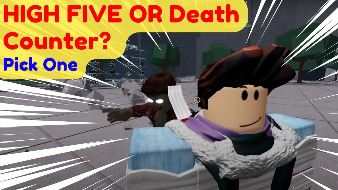 Strongest Hero High-Five in Strongest Battlegrounds - YouTube