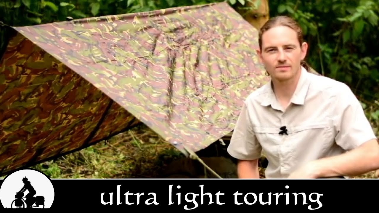 ultra light bicycle touring survival gear & kit setup - YouTube