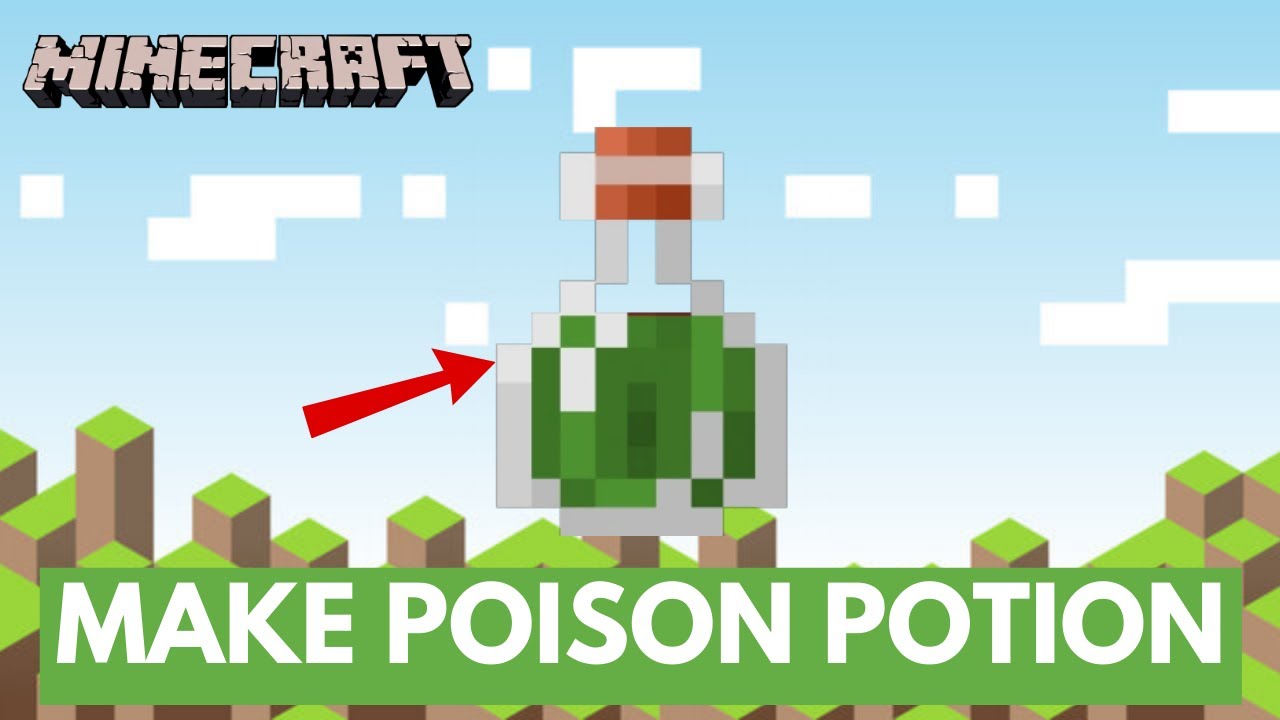How to Make Potion of Poison in Minecraft - YouTube