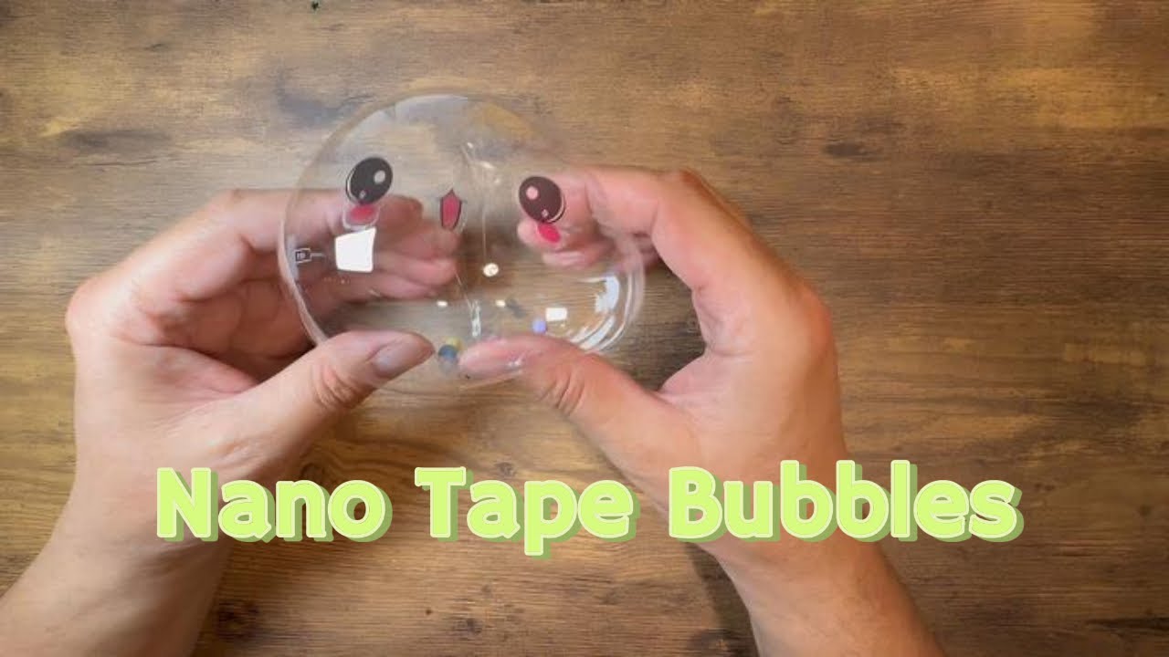 Creating Nano Tape Bubbles: Easy Techniques for Stunning Results!💙😊 ...