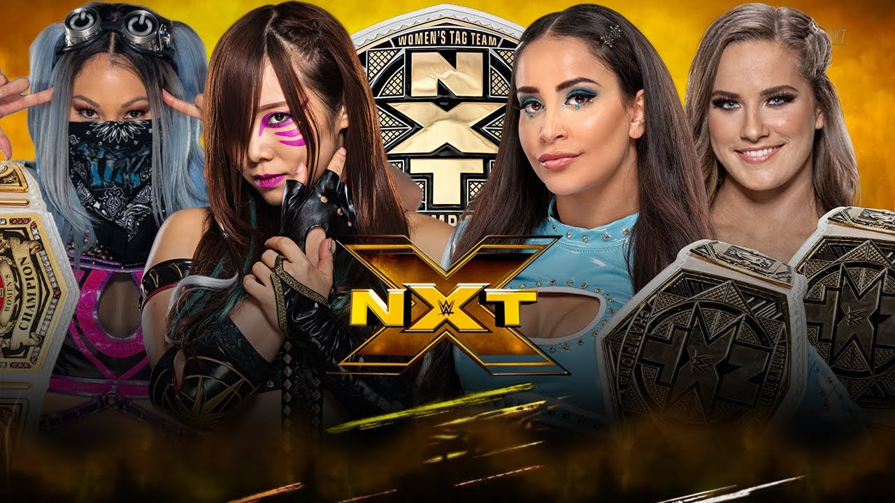 Kairi Sane & Mia Yim VS Aliyah & Fallon Hanley - NXT Womens Tag Champs ...