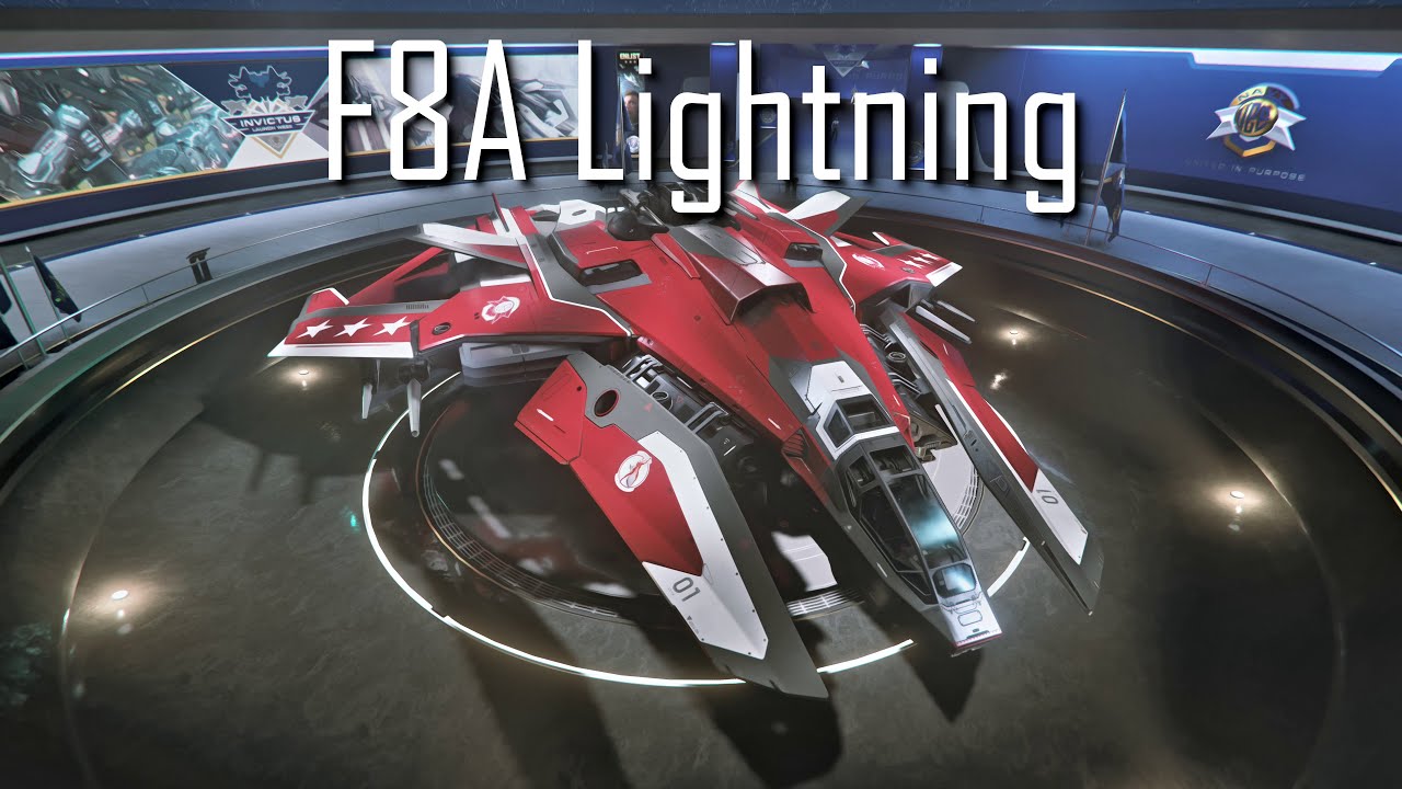 Star Citizen 3.13.1 | Anvil F8A Lightning | 4K - YouTube