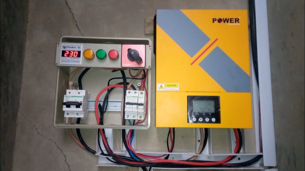 2.4kw solar system installation guide 01 | Solar system cost | Battery ...