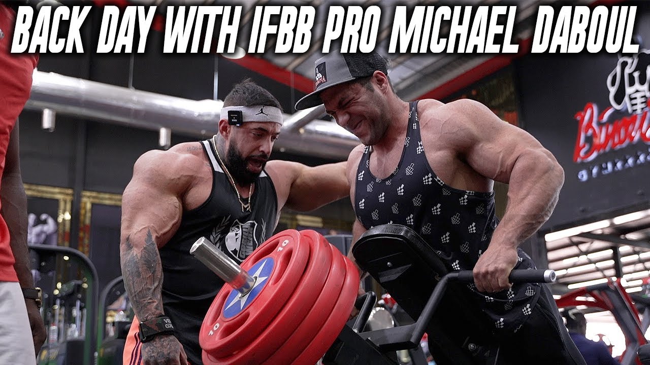 BACK & BICEPS with IFBB Pro Michael Daboul - YouTube