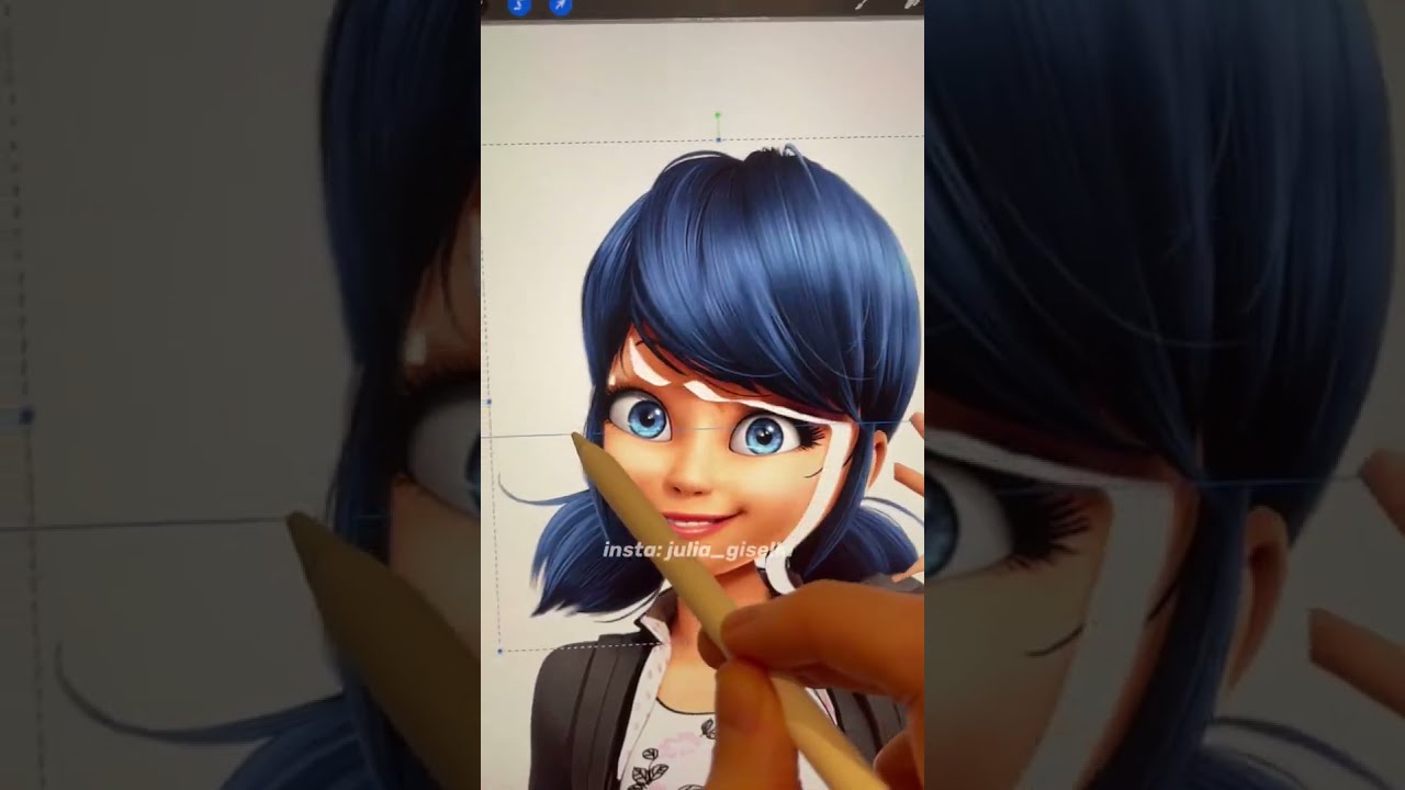 El arte más divertido TikToks Marinette Ladybug como Shrek 🙂lol #shorts ...