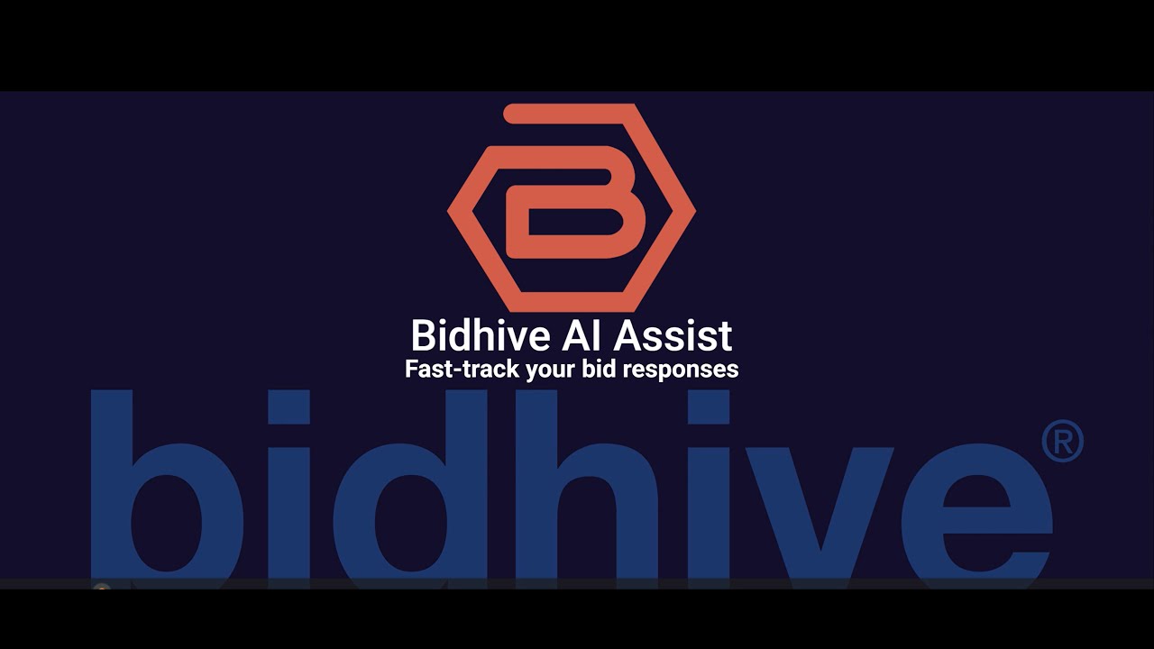 Bidhive AI Assist Overview - YouTube