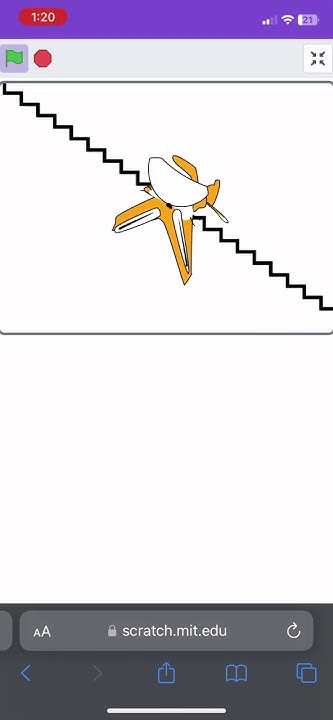 Scratch cat falling down the stairs lol - YouTube