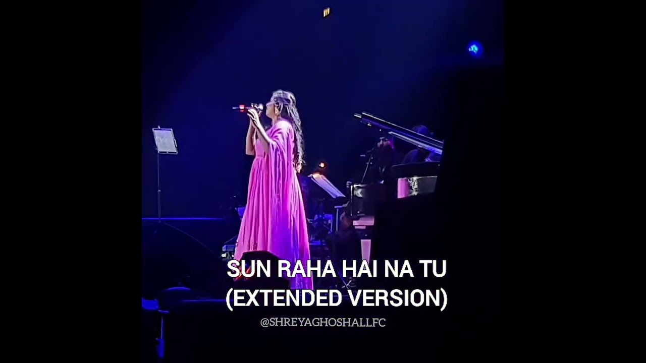 Sun Raha Hai Na Tu - extended version - @Shreya Ghoshal Official - YouTube