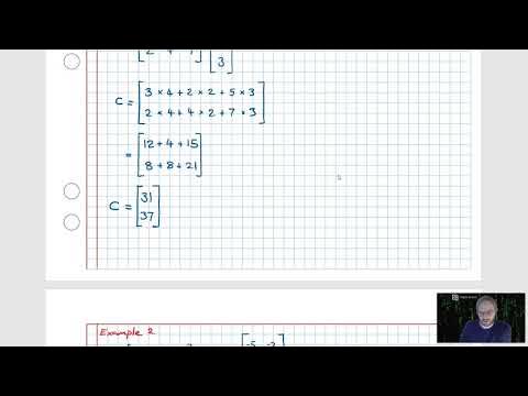 Matrix Multiplication rectangular - YouTube