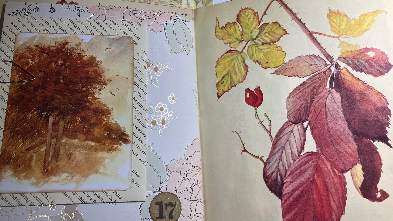 Autumn Junk Journal - Flip through of Last Half of September - YouTube